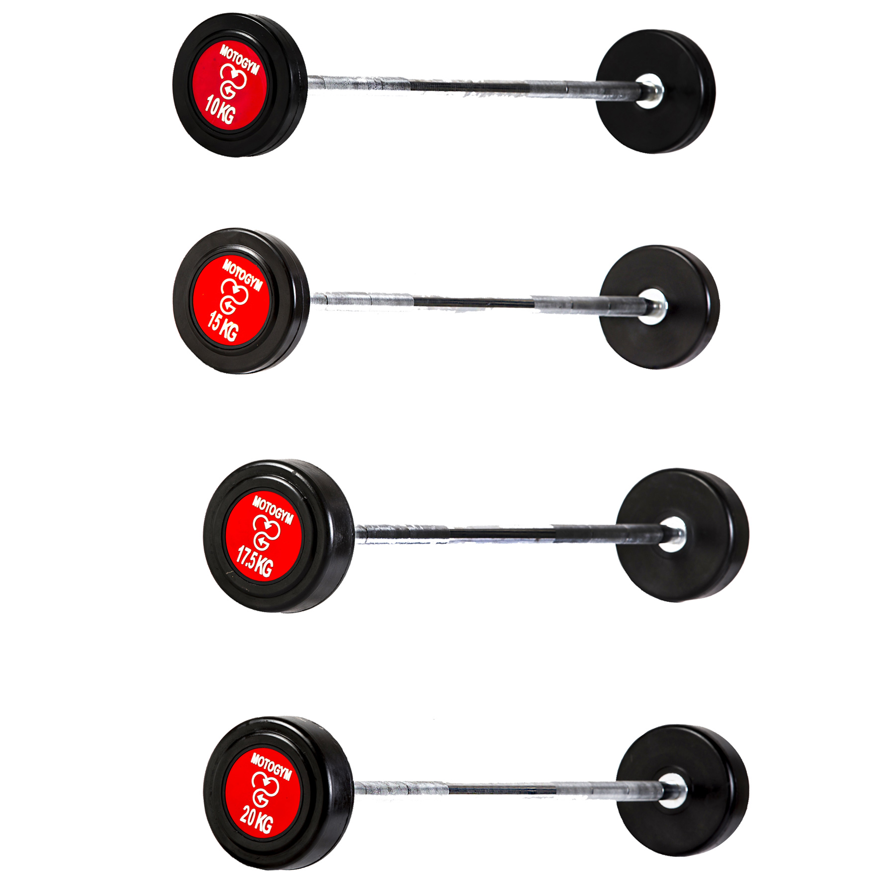 PRELOADED STRAIGHT BARBELLS - MOTOGYM